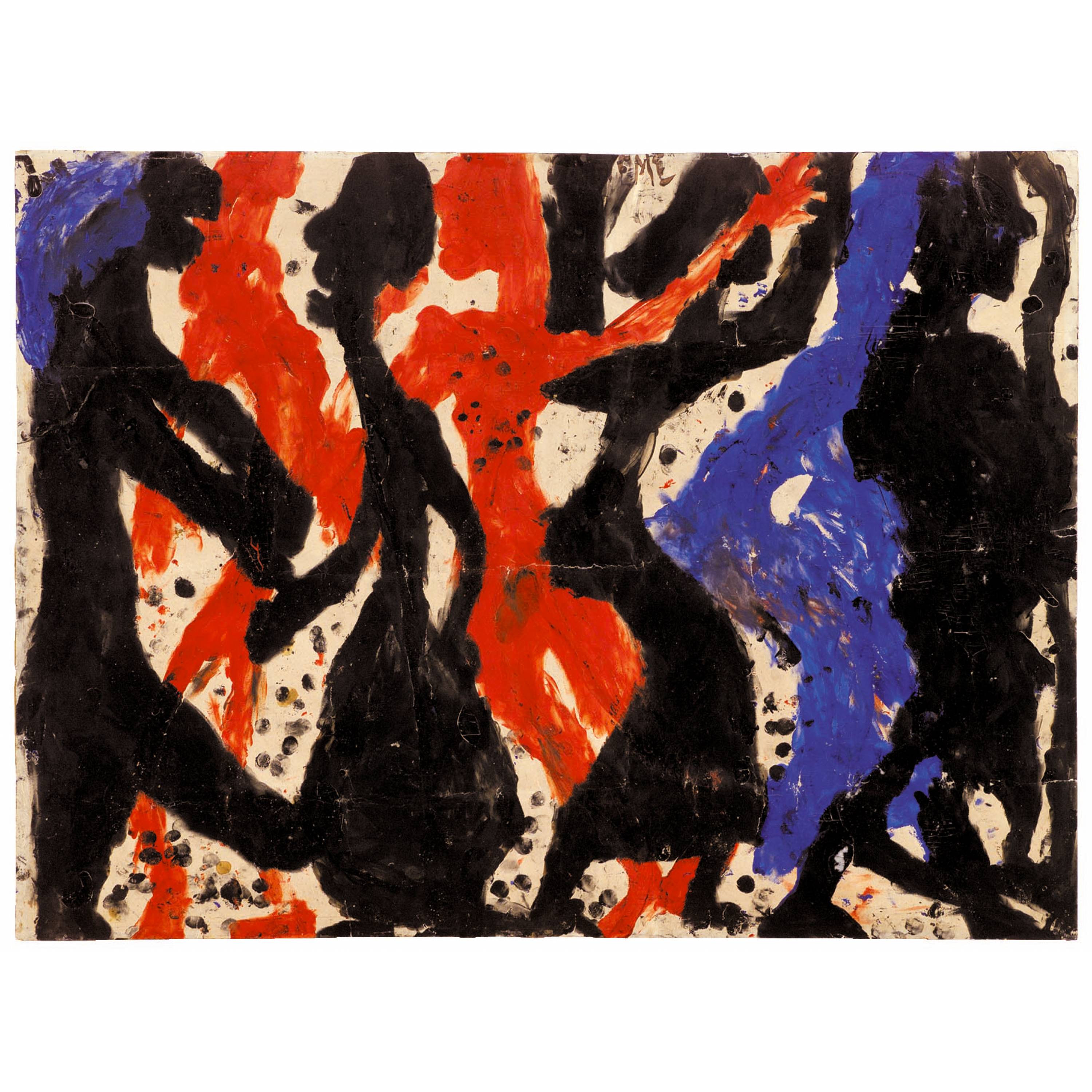Louis Soutter : Masquerade in Slums, 1939 | Galerie Kornfeld Auktionen Bern