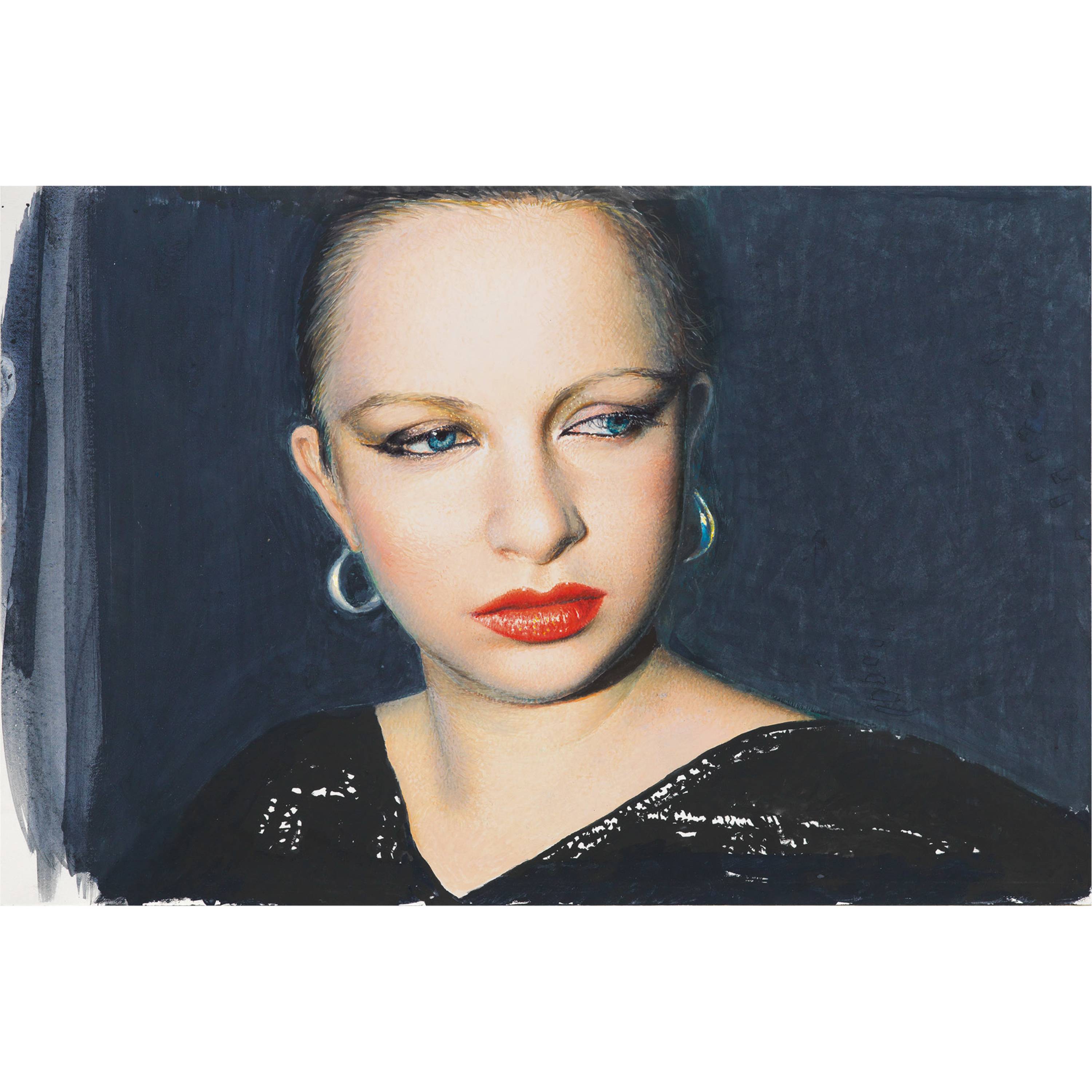 Franz Gertsch : Tabea III, 1981 | Galerie Kornfeld Auktionen Bern