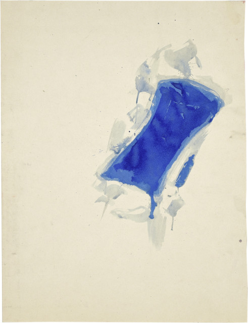 Sam Francis : Blue Line , 1949. | Galerie Kornfeld Auktionen Bern