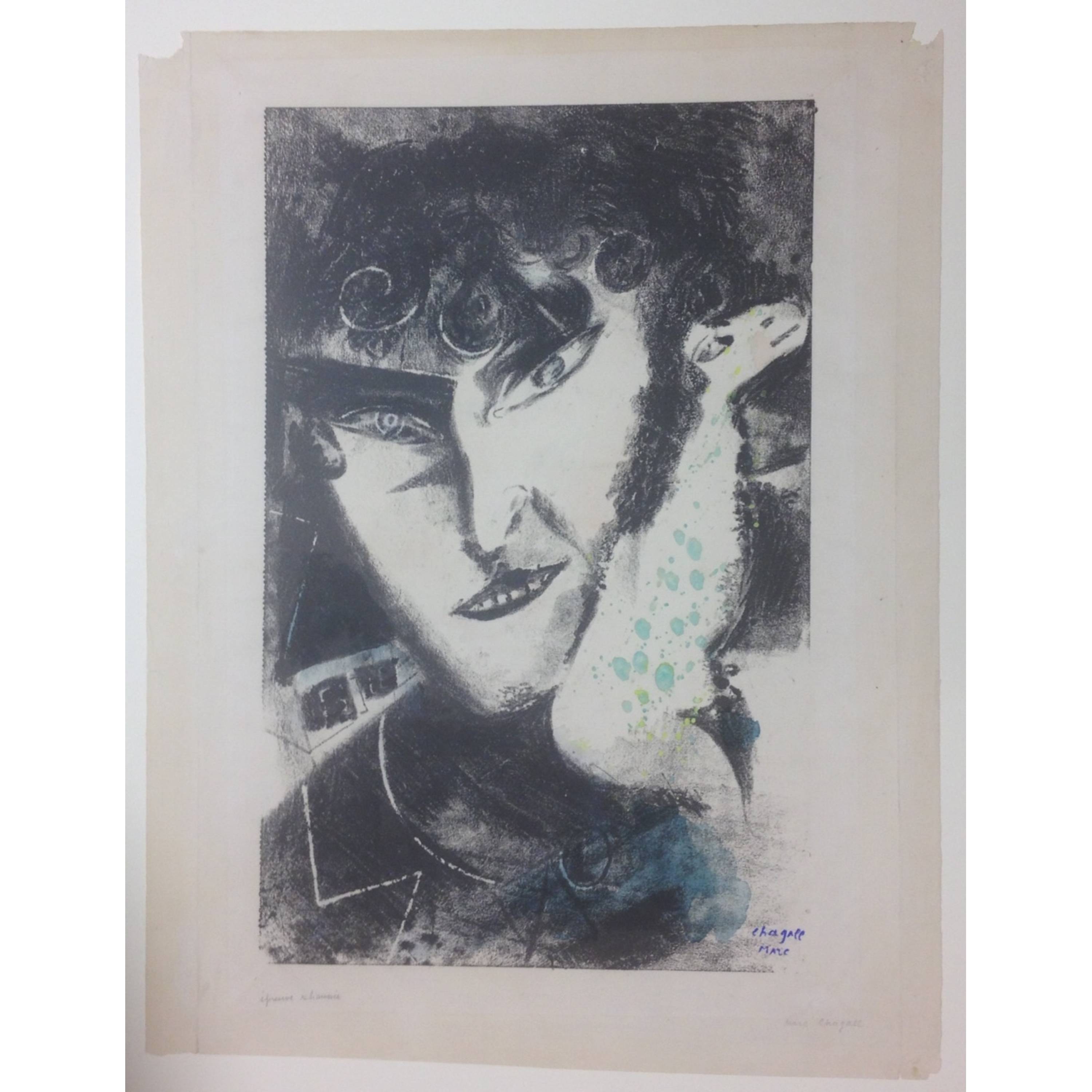 Marc Chagall : Autoportrait avec chèvre , Berlin 1922-1923 | Galerie ...