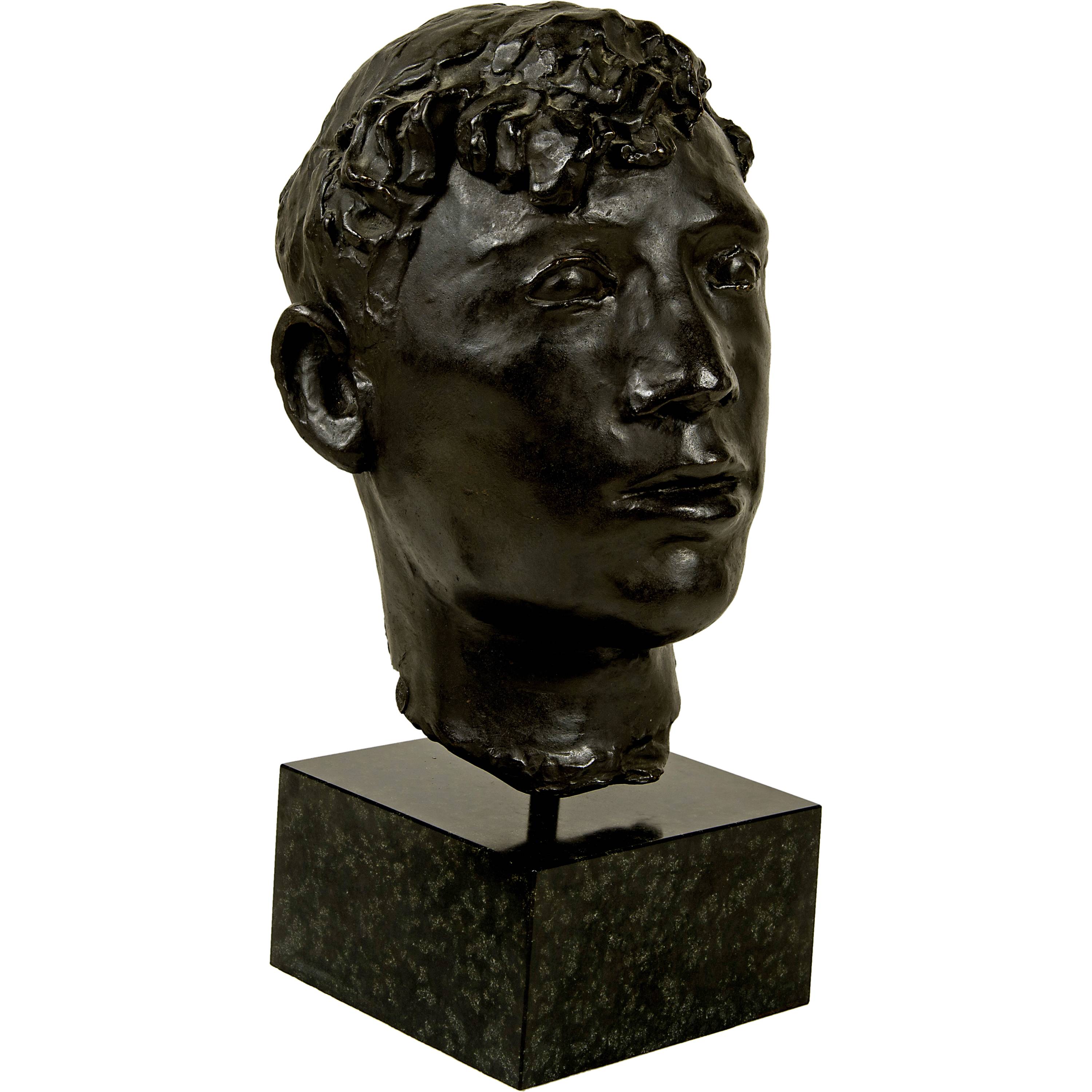 Karl Geiser : Kopf Heiri, Variante, Posthumer Guss nach 1957 | Galerie ...