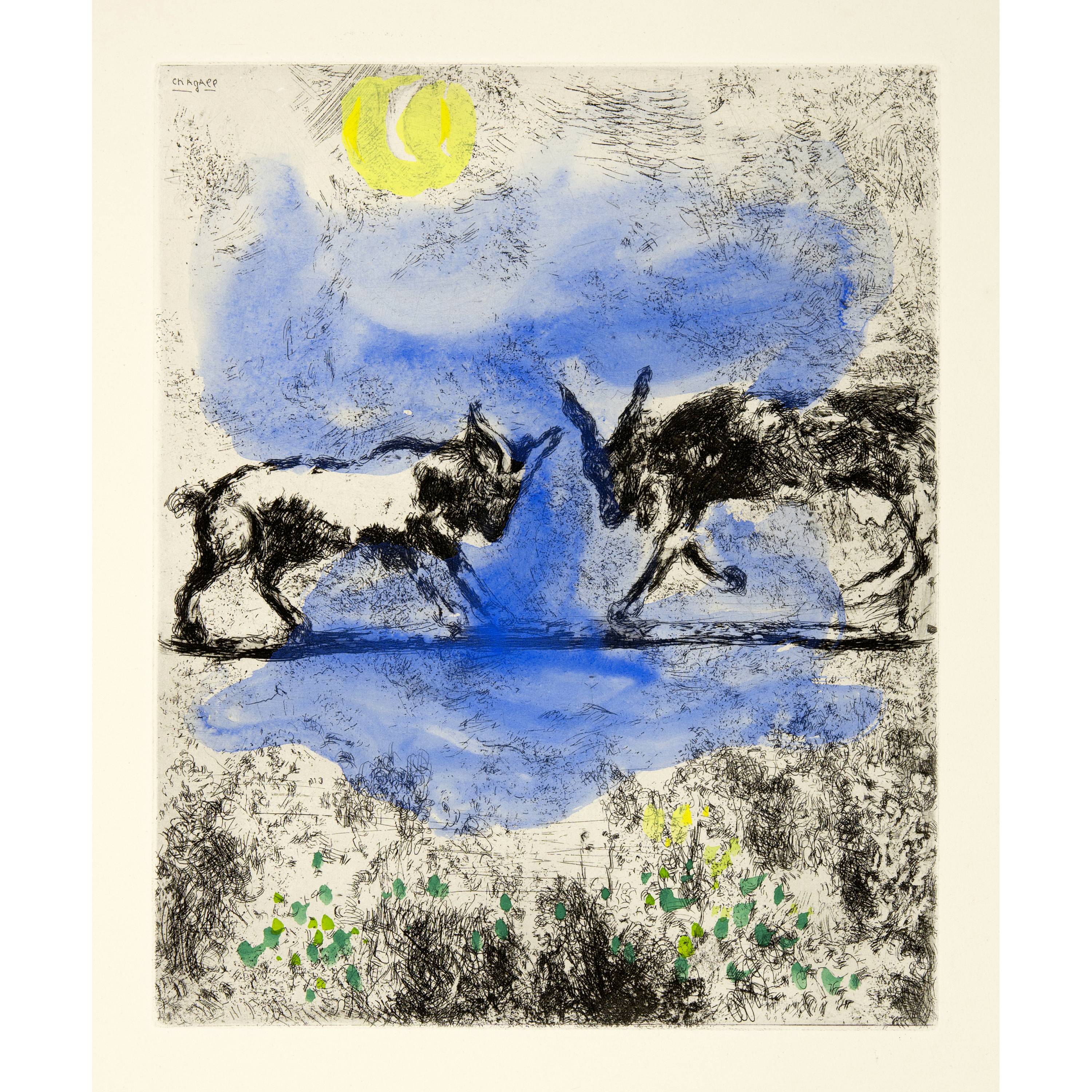 Marc Chagall : La Fontaine - Fables , 1927-1930, published in 1952 ...