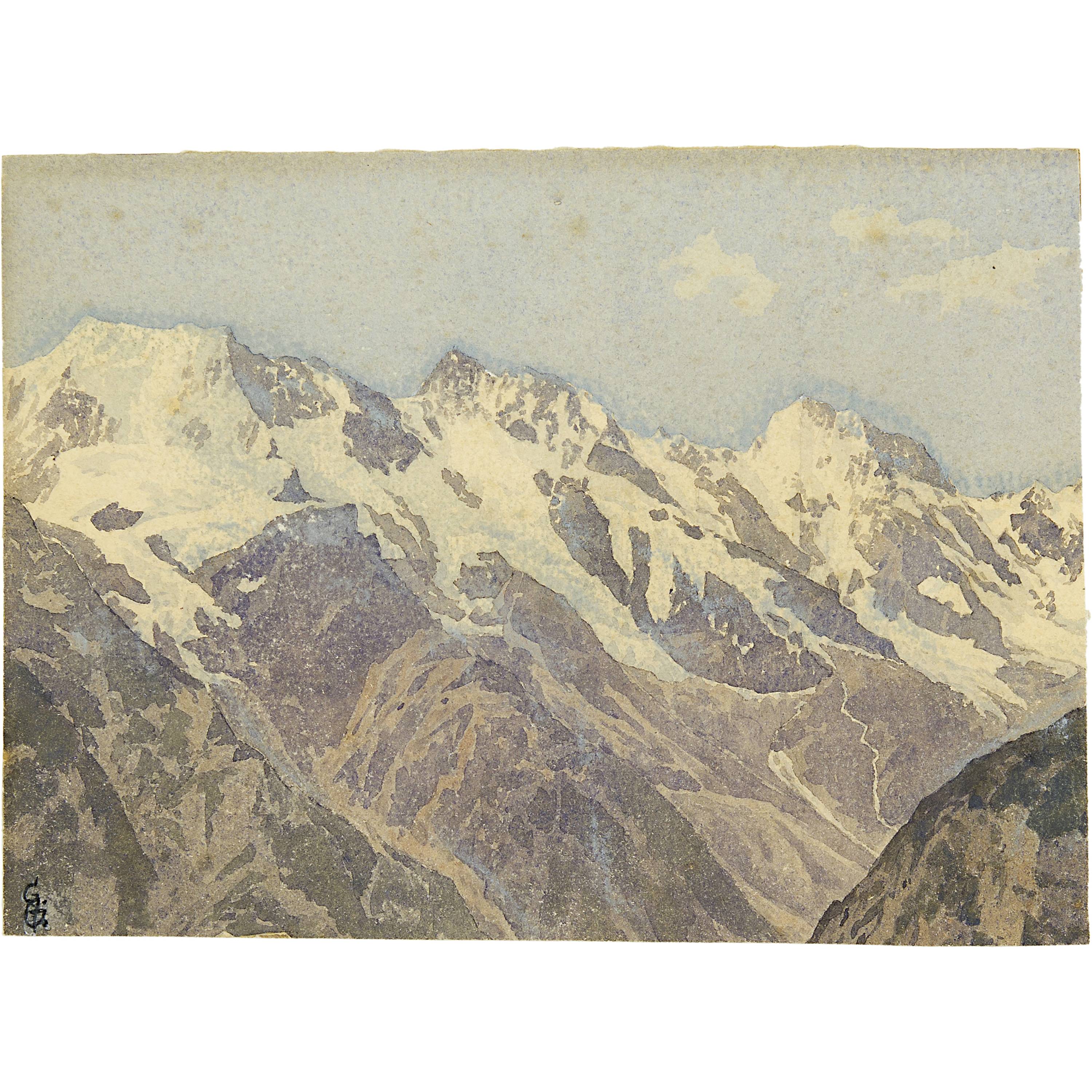 Giovanni Giacometti : Bietsch- und Breithorn, c. 1910 | Galerie ...