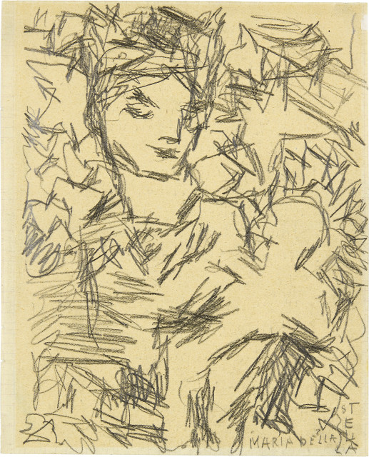 Louis Soutter : Maria della Stella , 1923-1930 | Galerie Kornfeld ...