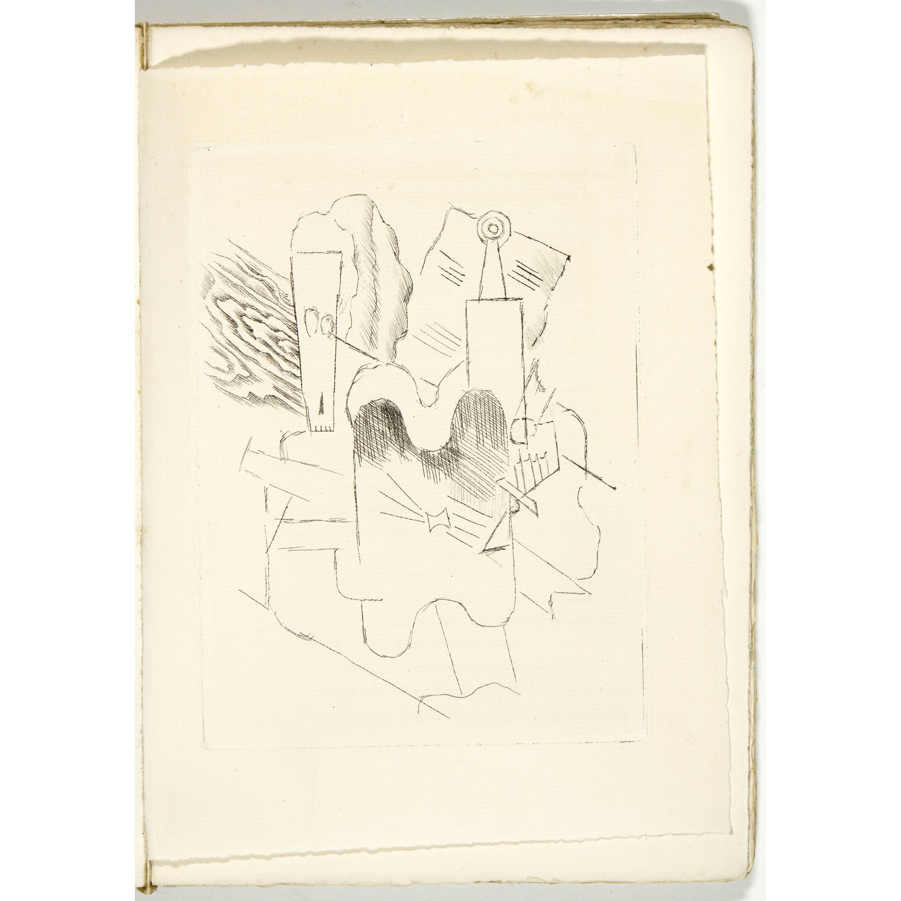 Pablo Picasso : Max Jacob. Le Siège de Jérusalem. Grande ..., 1914 ...