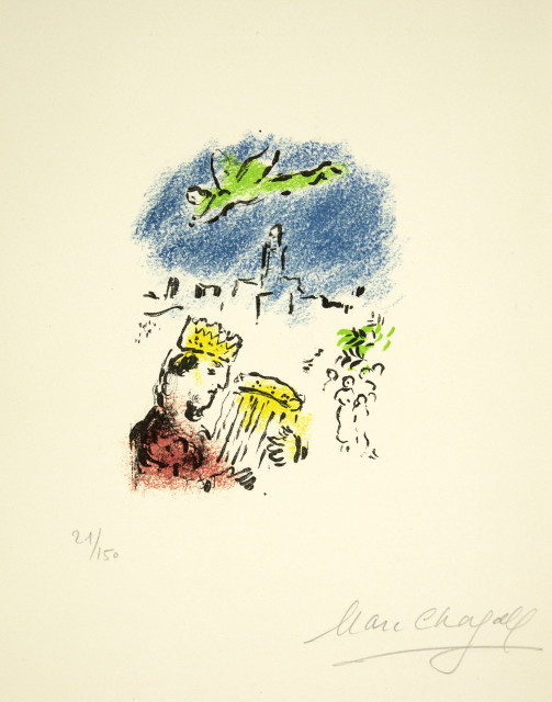 Marc Chagall : David , 1973 | Galerie Kornfeld Auktionen Bern