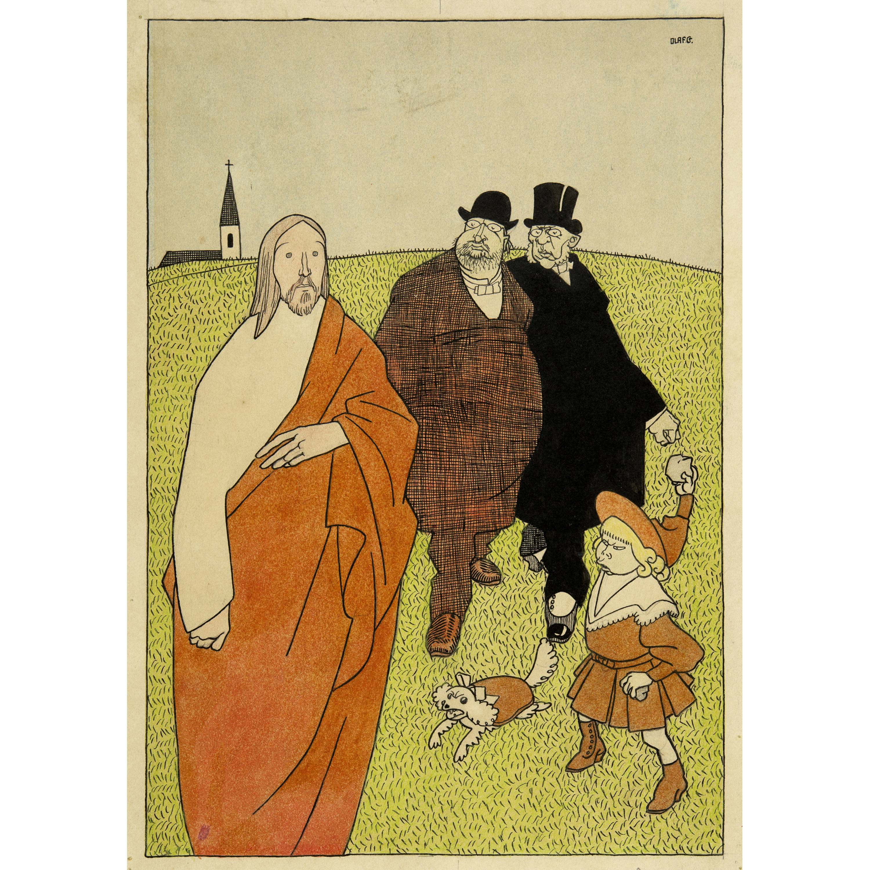 Simplicissimus - Olaf Gulbransson : Die neuen Pharisaer , 1906 ...