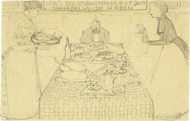 Cuno Amiet : Wie's die Stubenmaler auf der Schnabelweide ..., 12 ...