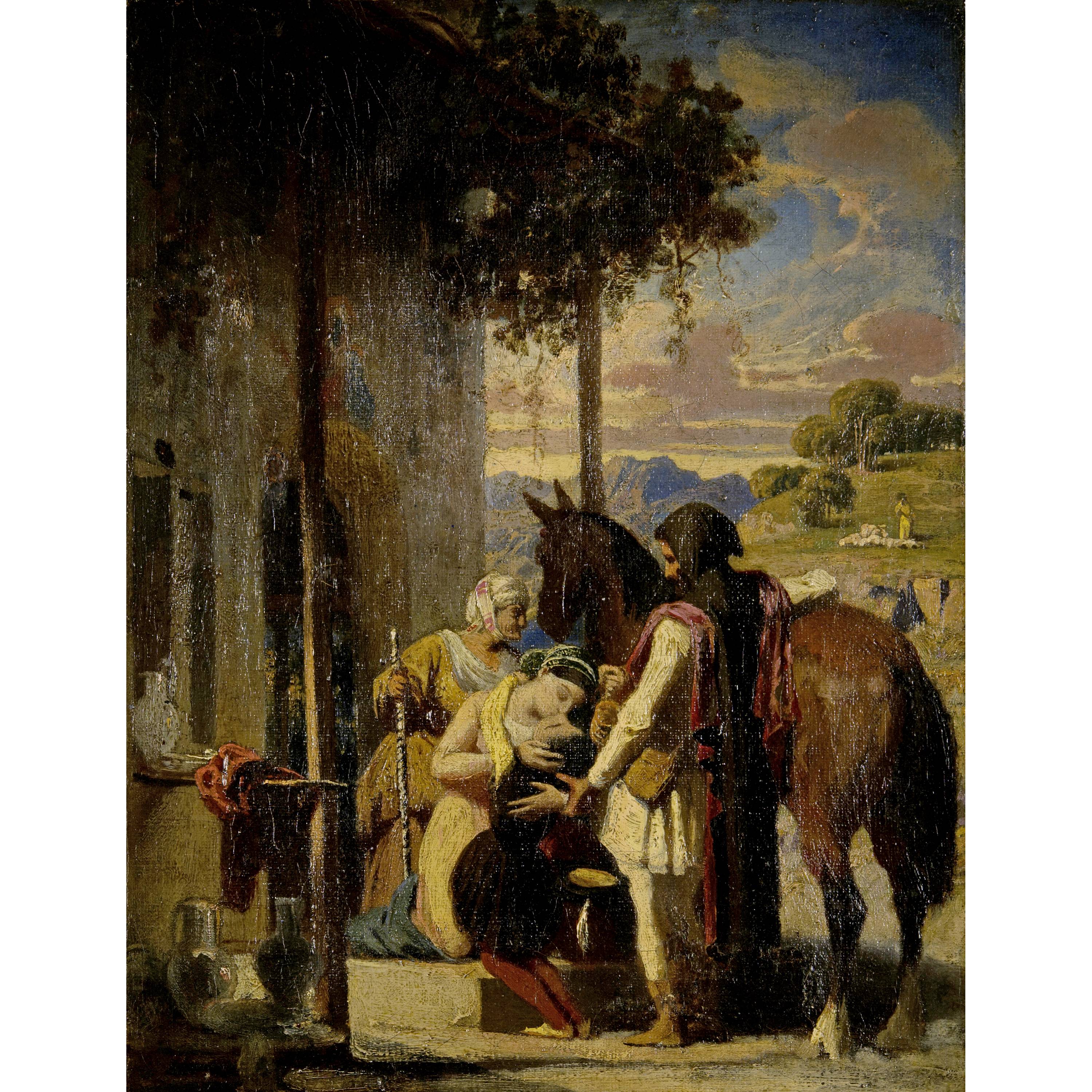 Charles Gleyre : Raphaël quittant la maison paternelle , 1830-1834 ...