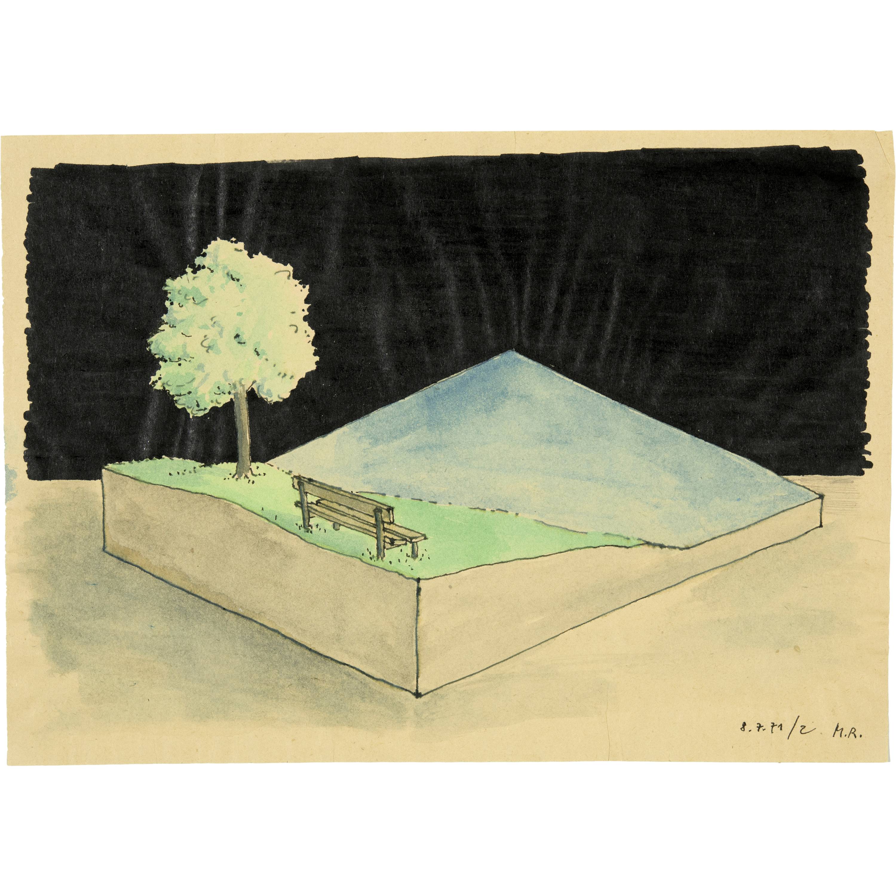 Markus Raetz : Beatenberg , 1971 | Galerie Kornfeld Auktionen Bern