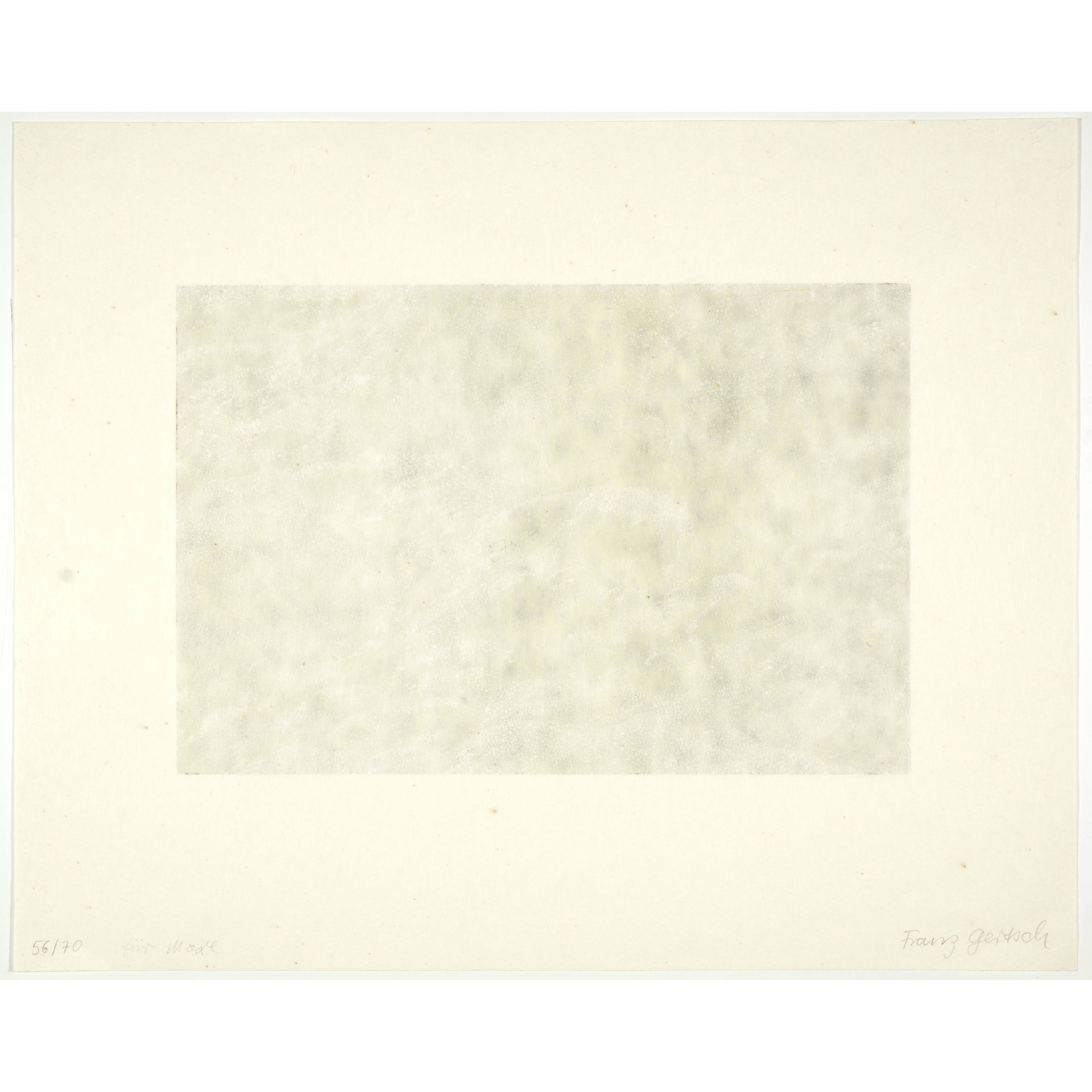 Franz Gertsch : Cima del Mar (Ausschnitt) , 1992 | Galerie Kornfeld Auktionen Bern