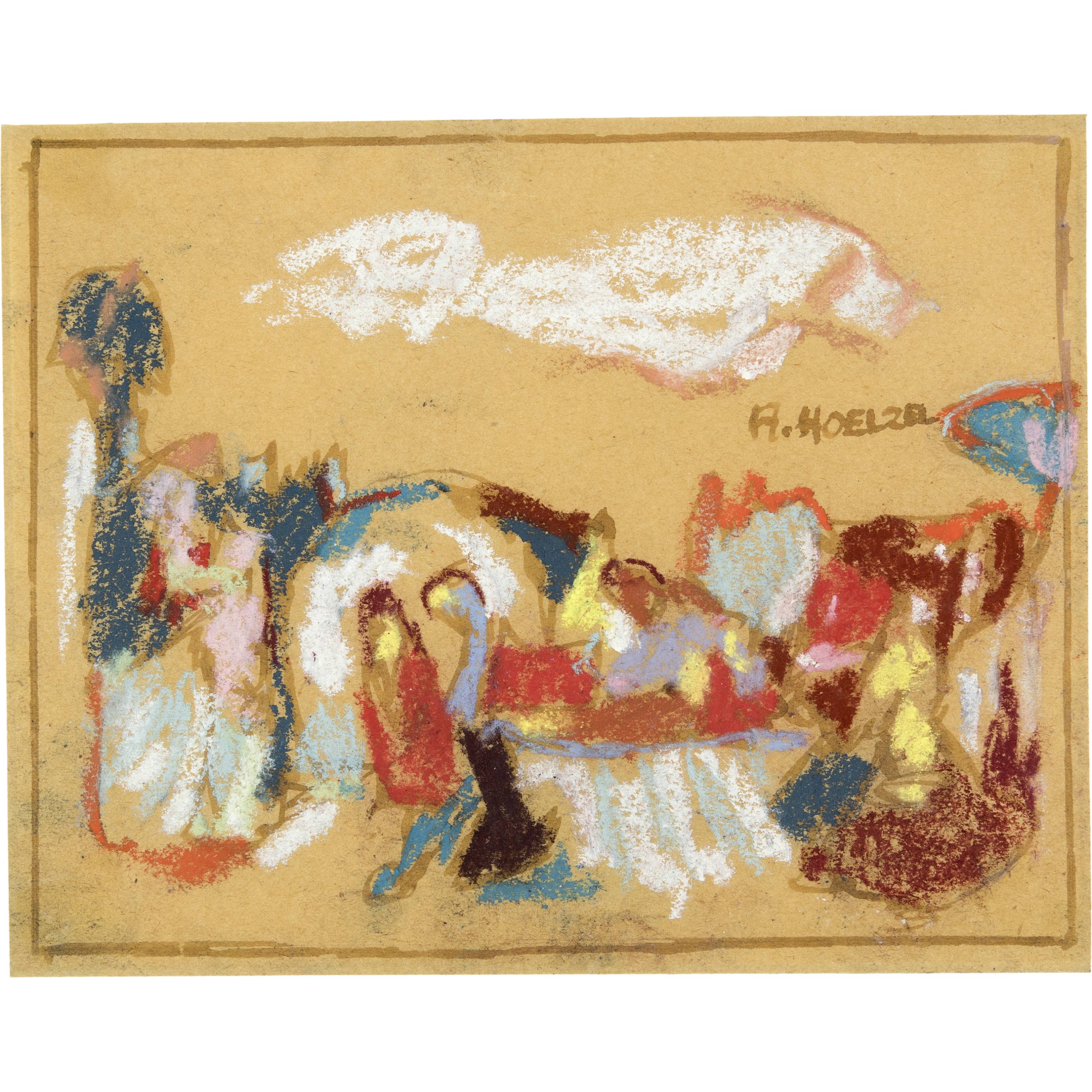 Adolf Hoelzel : Figürliche Komposition, Around 1925 | Galerie Kornfeld ...