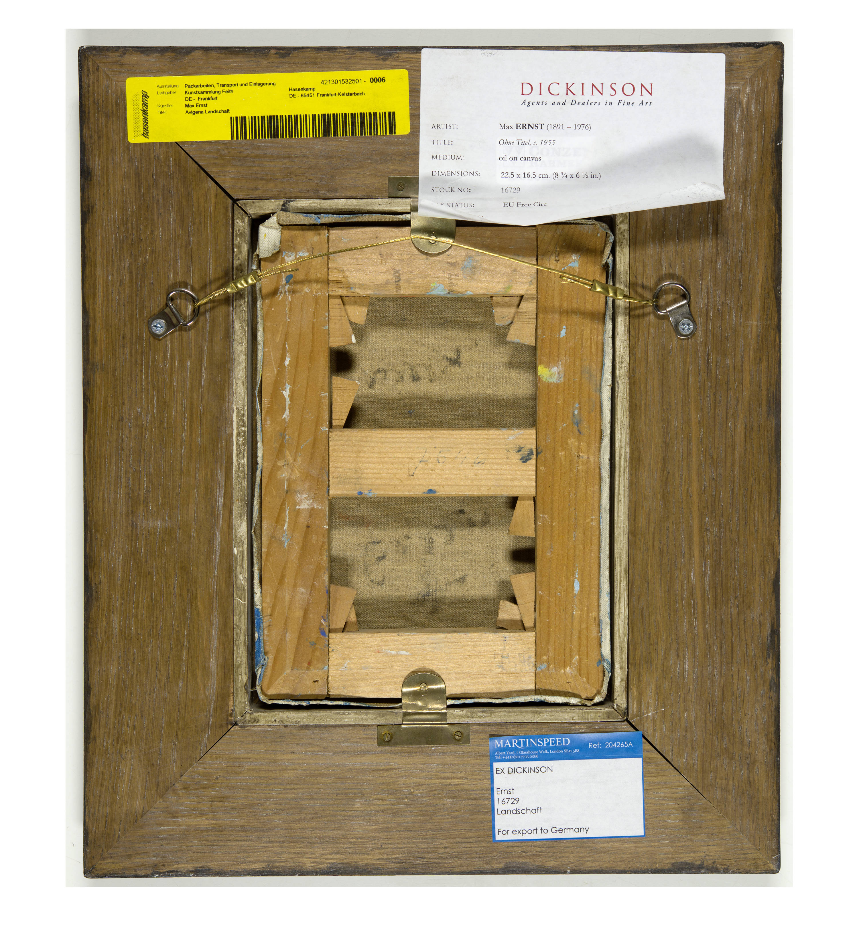 Max Ernst : Arizona-Landschaft, circa 1955 | Galerie Kornfeld Auktionen ...