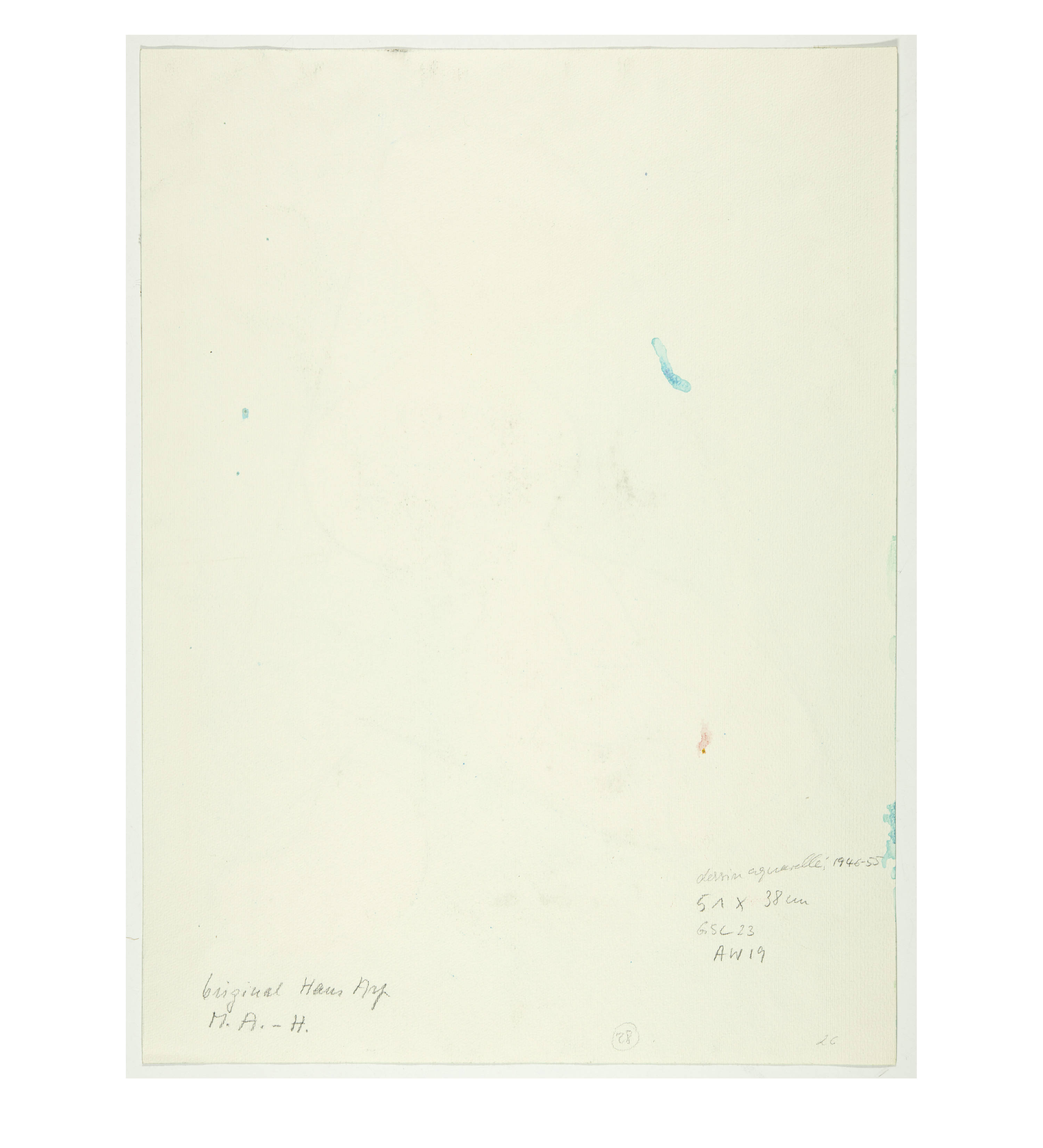 Hans Arp : Ohne Titel , Circa 1956-1964 | Galerie Kornfeld Auktionen Bern