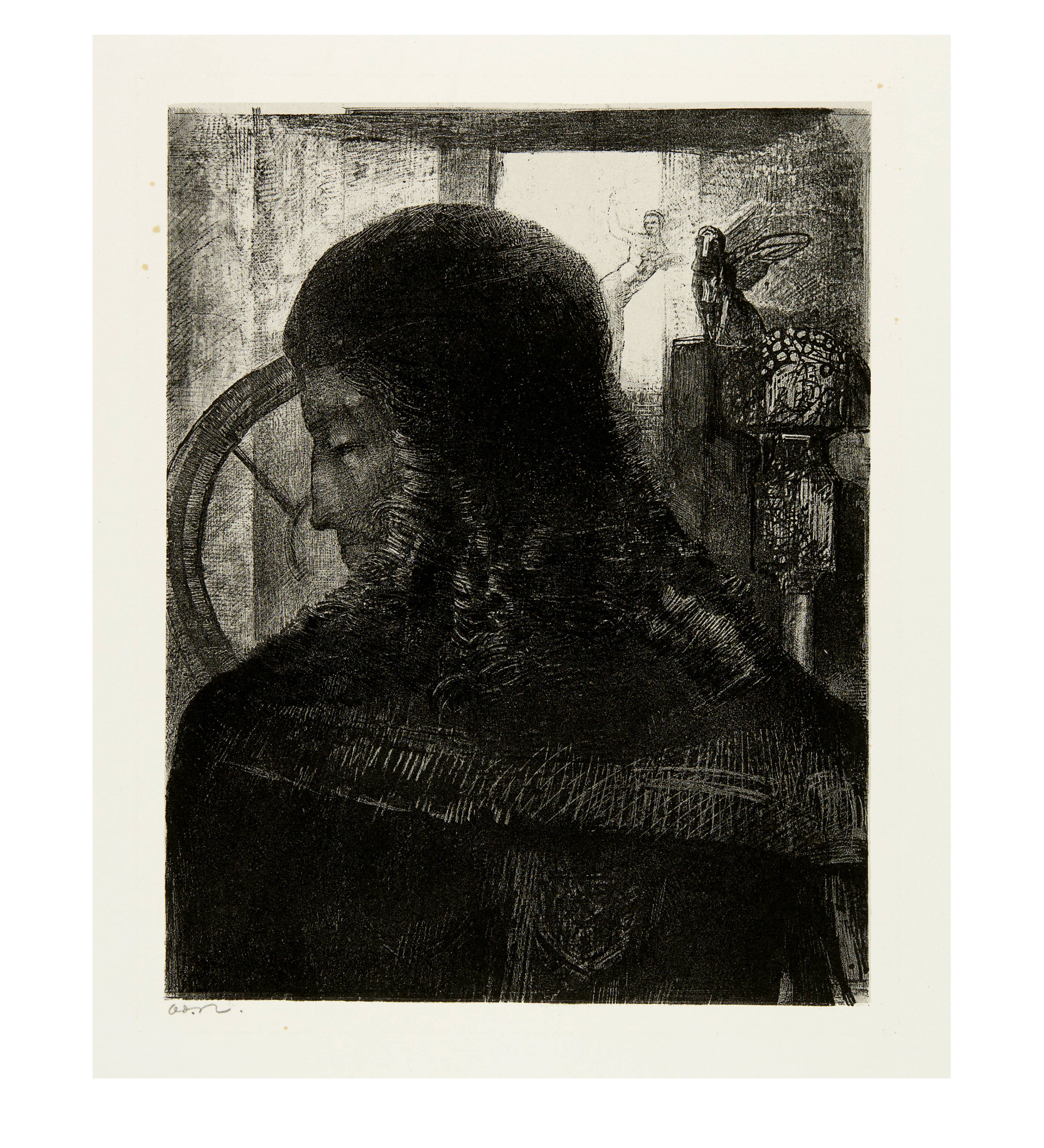 Odilon Redon : Vieux chevalier, 1896 | Galerie Kornfeld Auktionen Bern