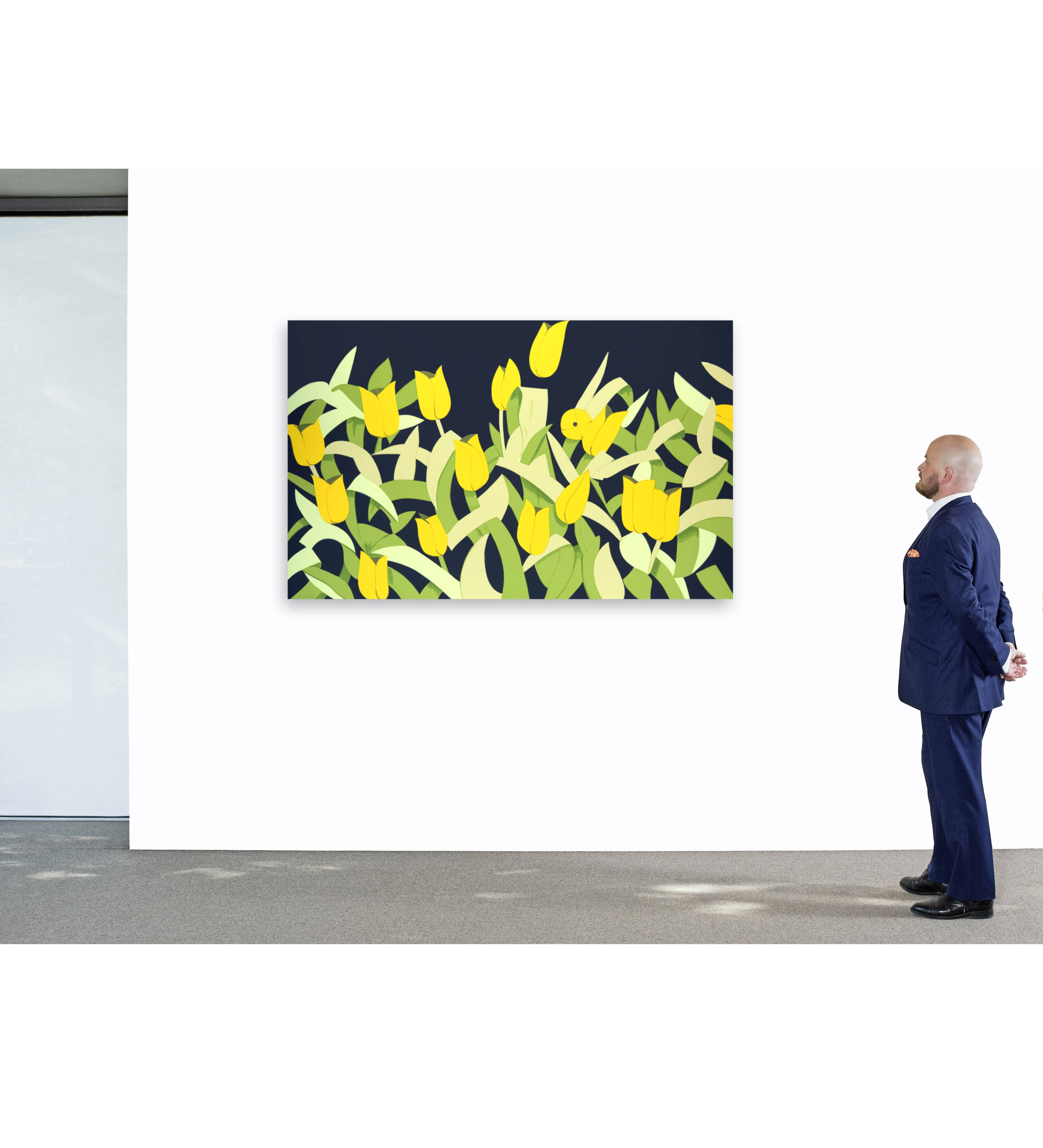 Alex Katz : Yellow Tulips, 2014 | Galerie Kornfeld Auktionen Bern