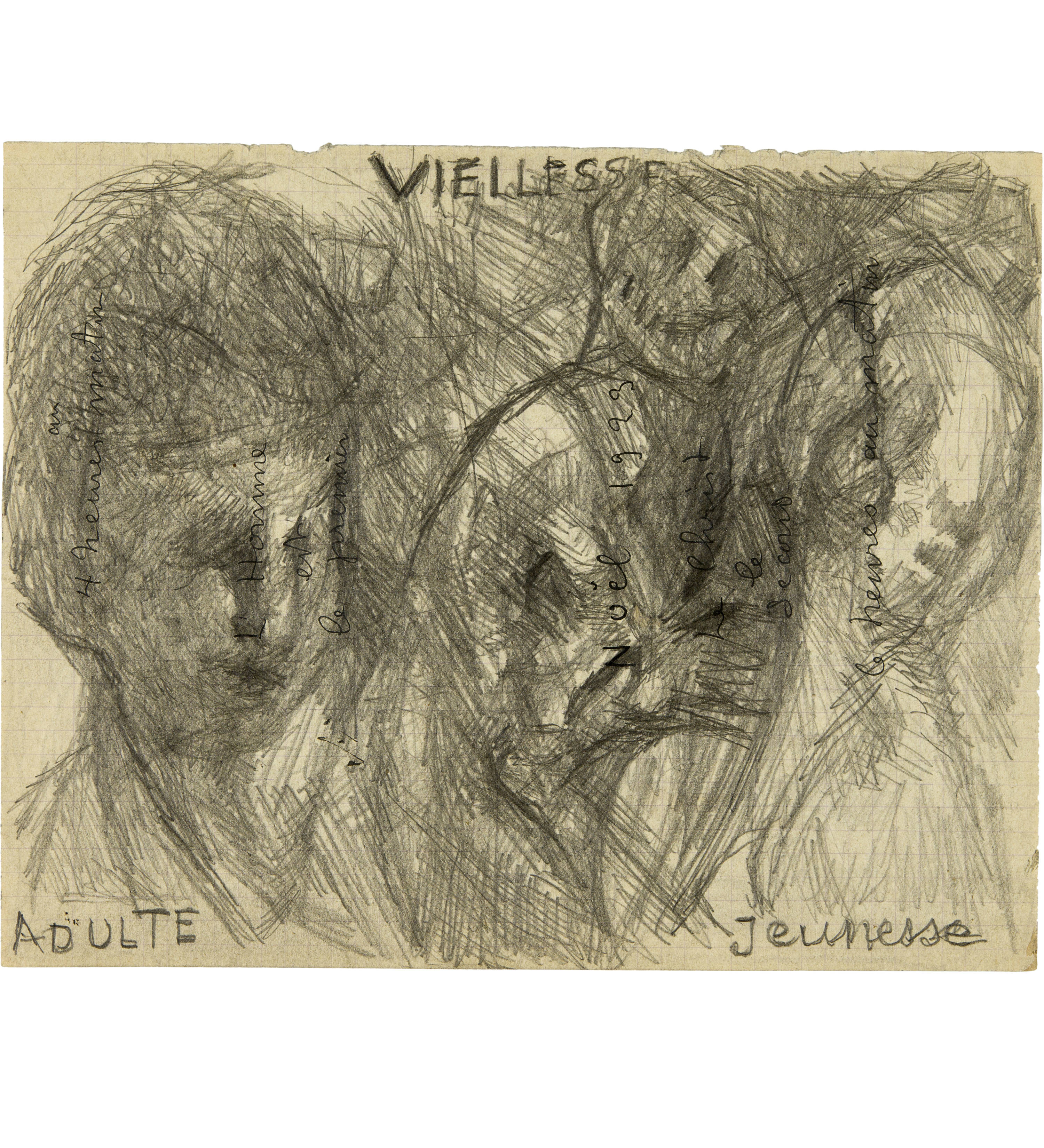 Louis Soutter : Vieillesse, adulte, jeunesse, 1923-1930 | Galerie ...