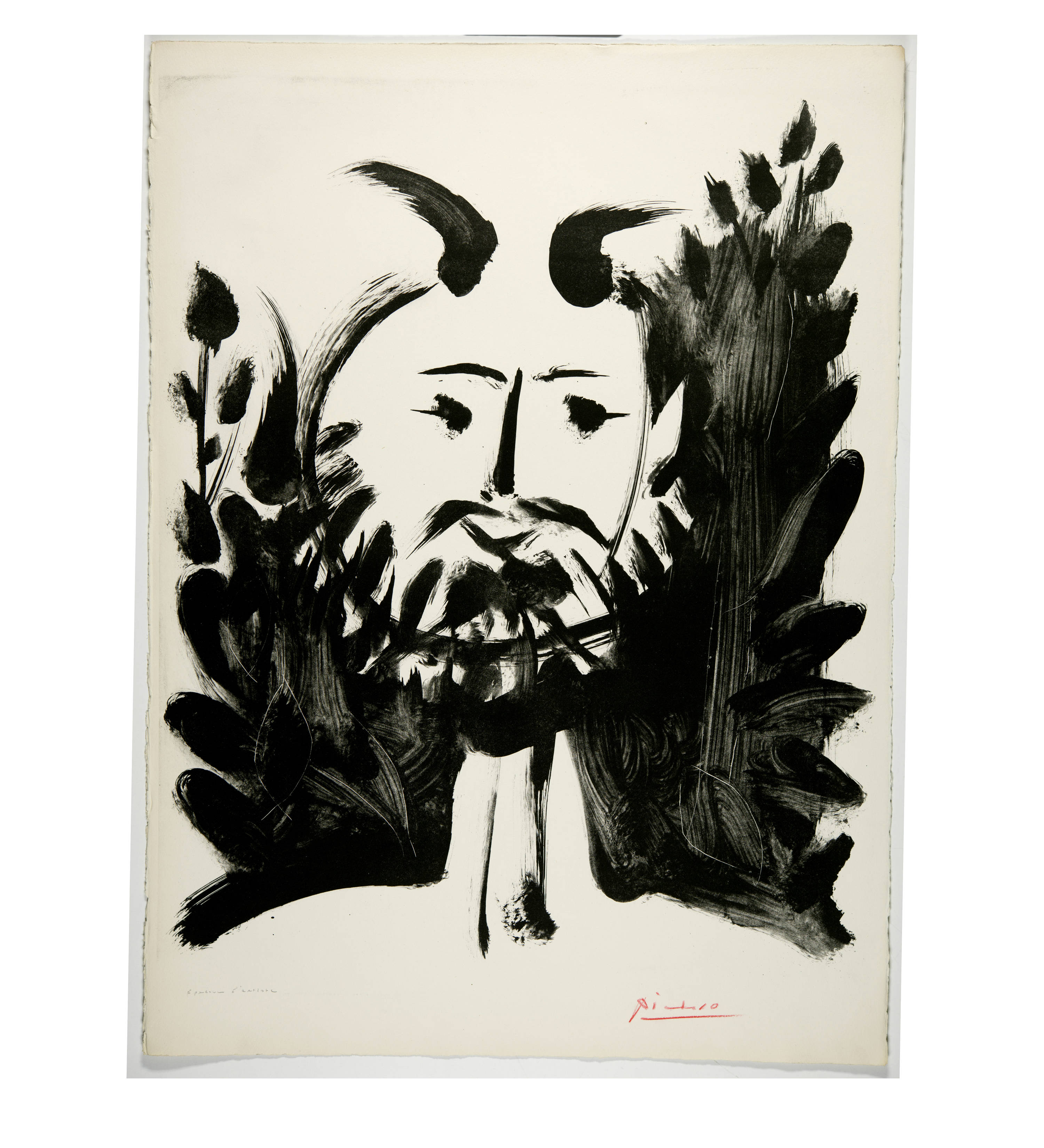 Pablo Picasso : Faune souriant , Vallauris, 10. März 1948 | Galerie ...