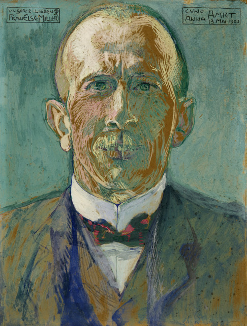 Cuno Amiet : Bildnis Oscar Miller, 1903 | Galerie Kornfeld Auktionen Bern