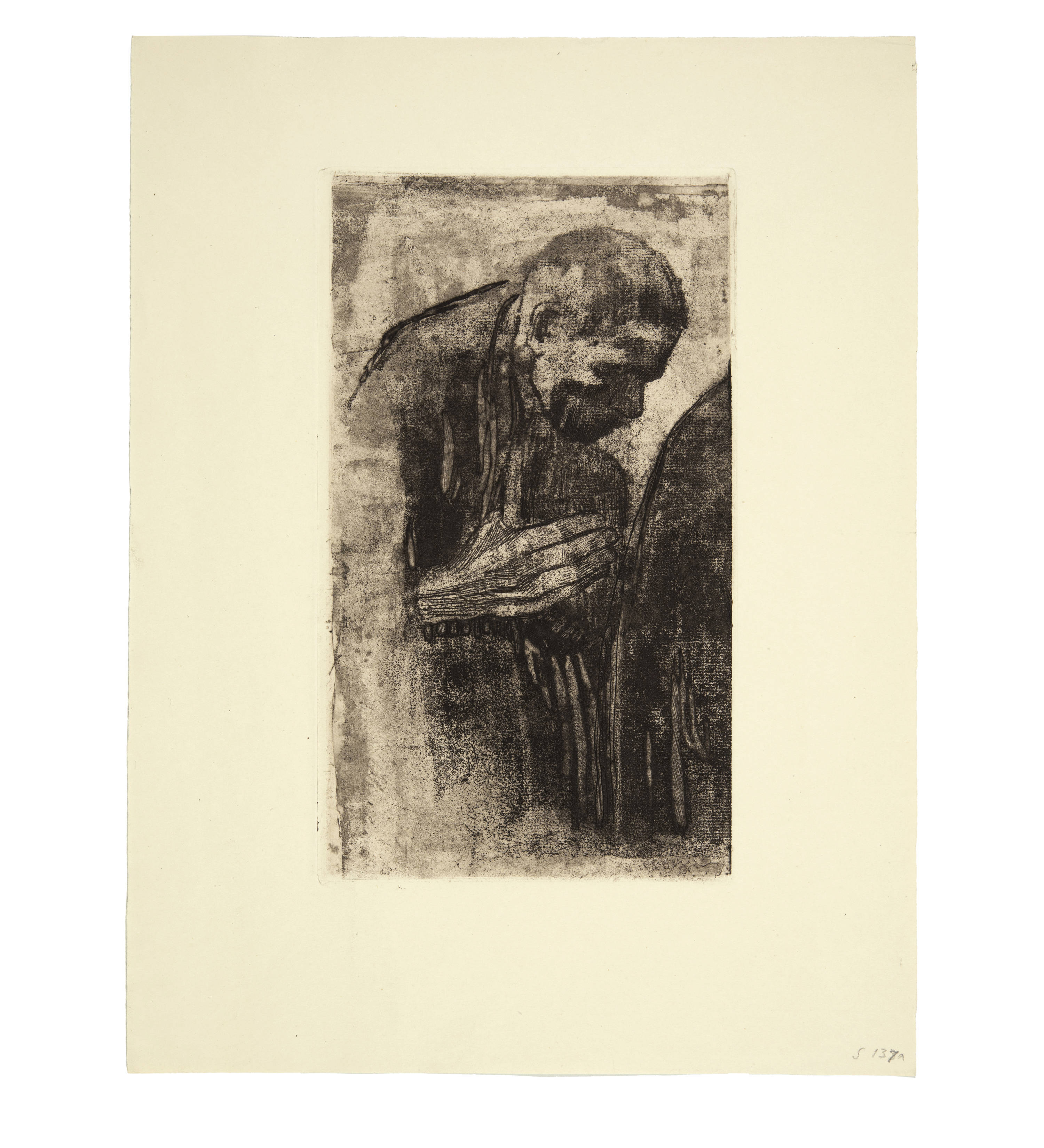 Käthe Kollwitz : Tod und Frau um das Kind ringend , 1911 (edition ...