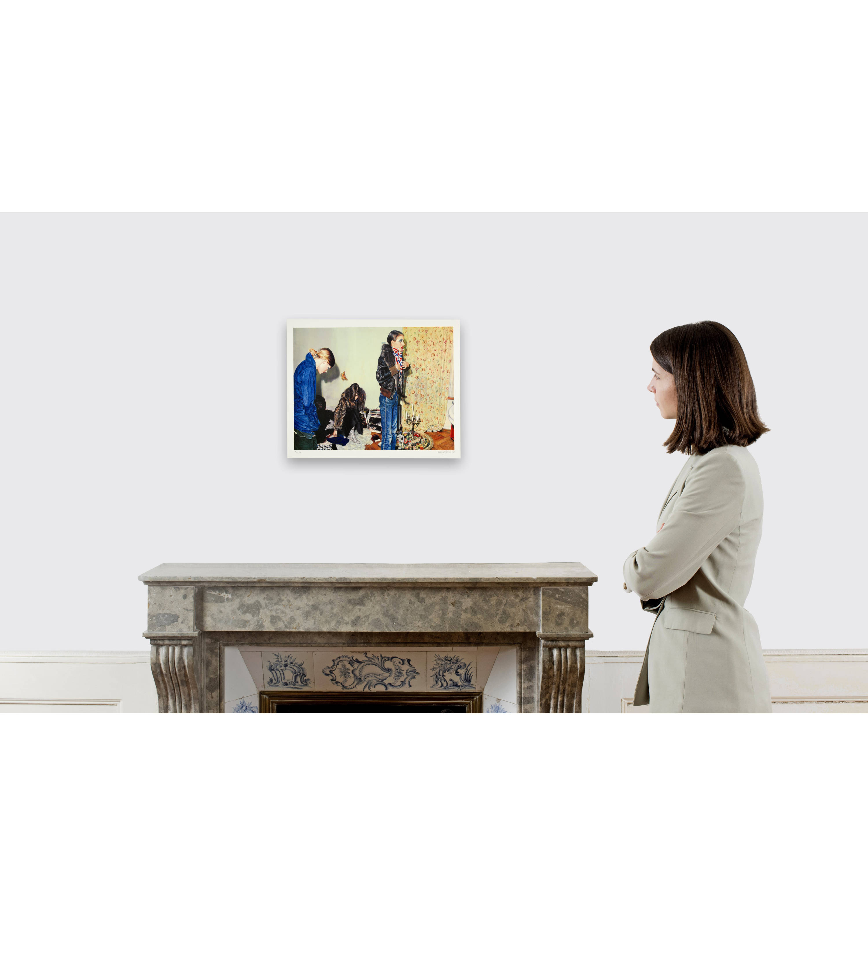 Franz Gertsch : At Luciano's House , 1973 | Galerie Kornfeld Auktionen Bern