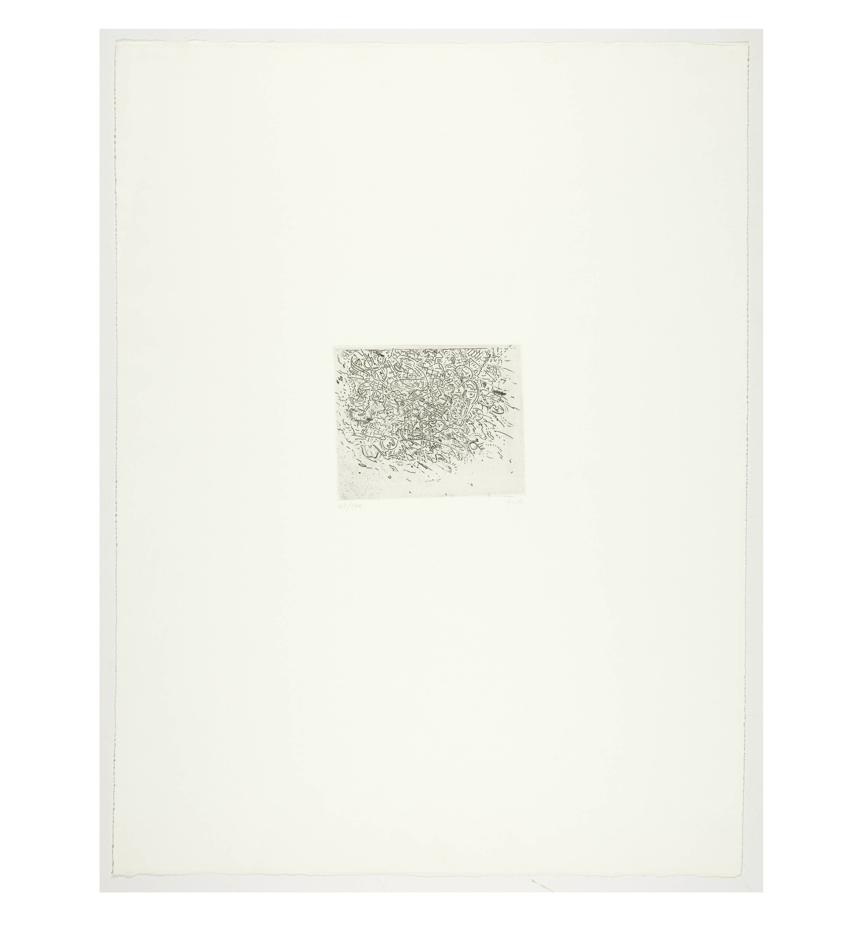 Markus Raetz : Gnuusch, 1971 | Galerie Kornfeld Auktionen Bern