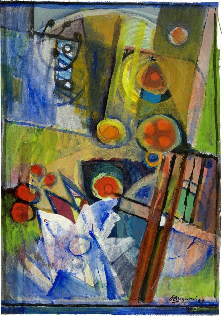 Serge Brignoni : Komposition, 1989 | Galerie Kornfeld Auktionen Bern