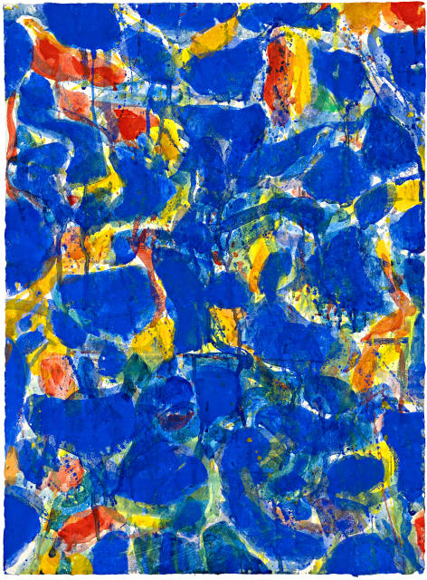 Sam Francis : Blue d'Aix , 1954 | Galerie Kornfeld Auktionen Bern