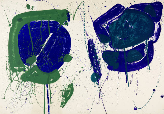 Sam Francis : Blue-Green , 1963 | Galerie Kornfeld Auktionen Bern