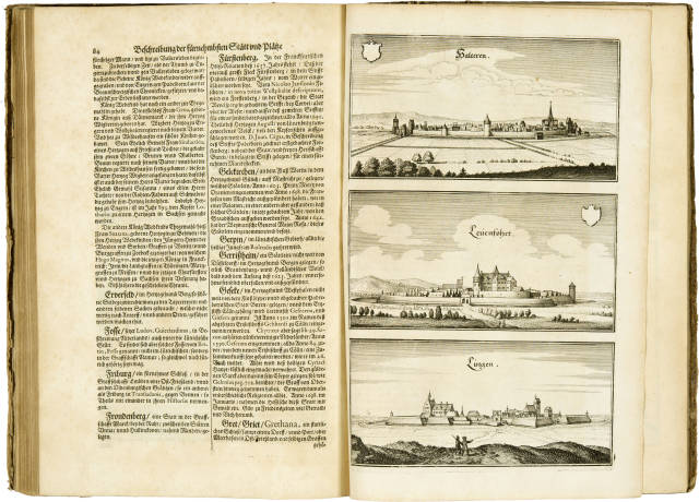 Matthäus Merian d.Ä. : Merian – Topographia Westphaliae , 1647, 1 ...