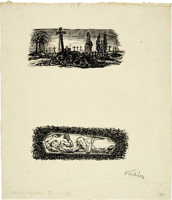 Alfred Kubin : Lebendig begraben I und III , Vor 1911 | Galerie ...