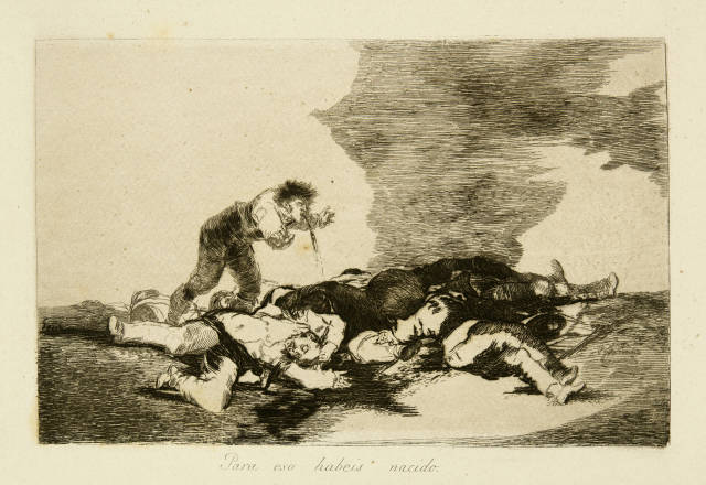 Francisco de Goya : Para eso habeis nacido? - Disparate Ridiculo ...