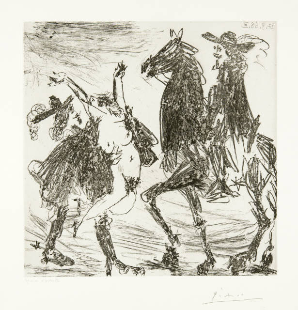 Pablo Picasso : Enlèvement II, Mougins, 27. Juli 1968 | Galerie ...