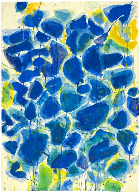 Sam Francis : Blue and Yellow, 1954 | Galerie Kornfeld Auktionen Bern
