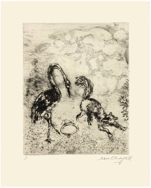 Marc Chagall : Jean de la Fontaine. Fables. Album des cent ..., 1927 ...