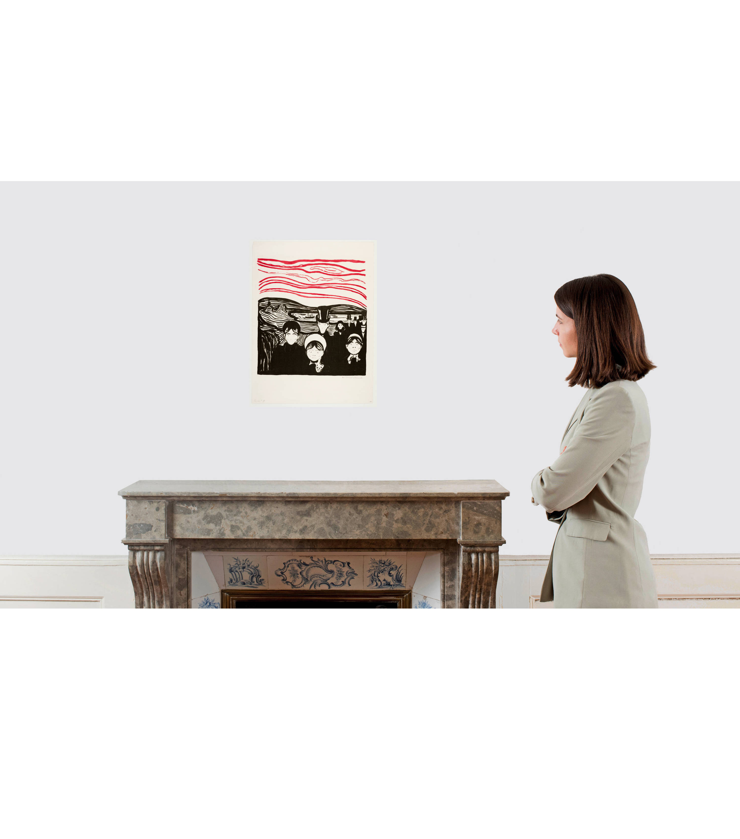 Edvard Munch : Angst, 1896 | Galerie Kornfeld Auktionen Bern