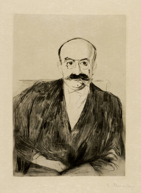 Edvard Munch : Dr. Max Asch, 1895 | Galerie Kornfeld Auktionen Bern