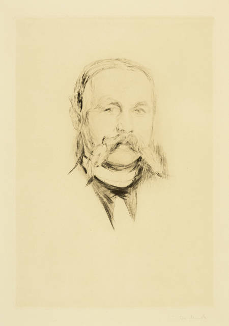 Edvard Munch : Dr. Hermann Seidel, 1895 | Galerie Kornfeld Auktionen Bern