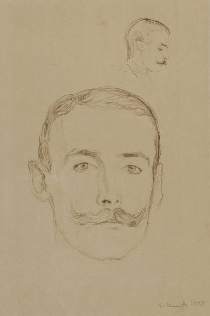 Edvard Munch : Harry Graf Kessler II, 1895 | Galerie Kornfeld Auktionen ...