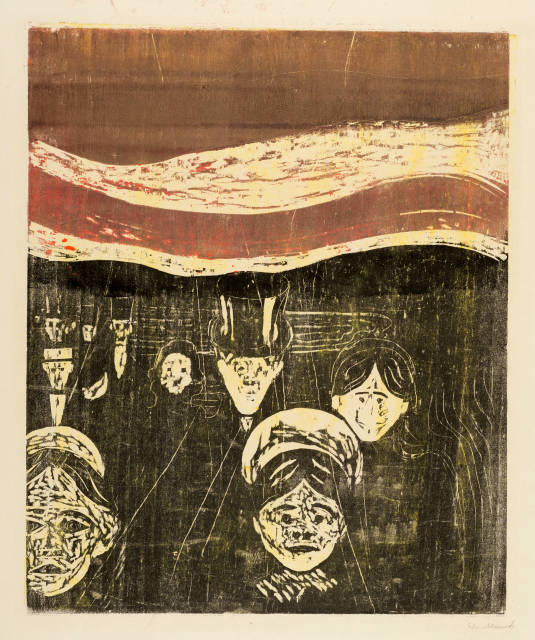 Edvard Munch : Angst, 1896 | Galerie Kornfeld Auktionen Bern