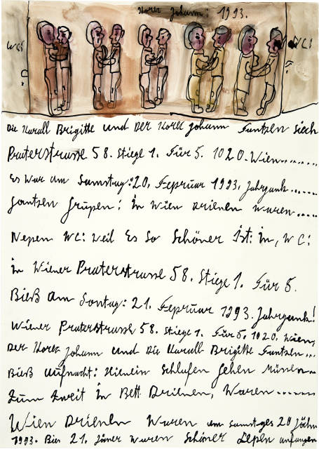 Johann Korec : Die Kurull Brigitte und der Korec Johann, 1993 | Galerie ...
