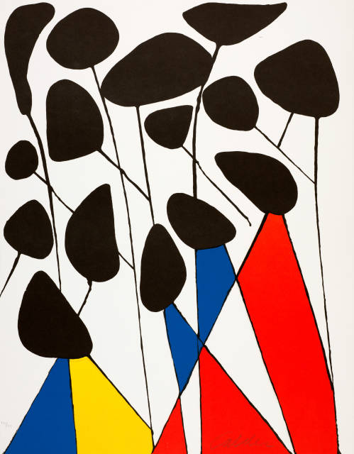 Alexander Calder : Les Fleurs II - Untitled, 1972 | Galerie Kornfeld ...