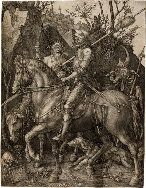 Albrecht Dürer : Der Reiter (Ritter, Tod und Teufel), 1513 | Galerie ...